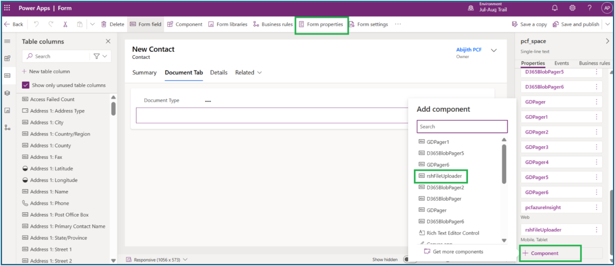 Custom PCF File Upload Control for Dynamics 365 with Azure Blob ...